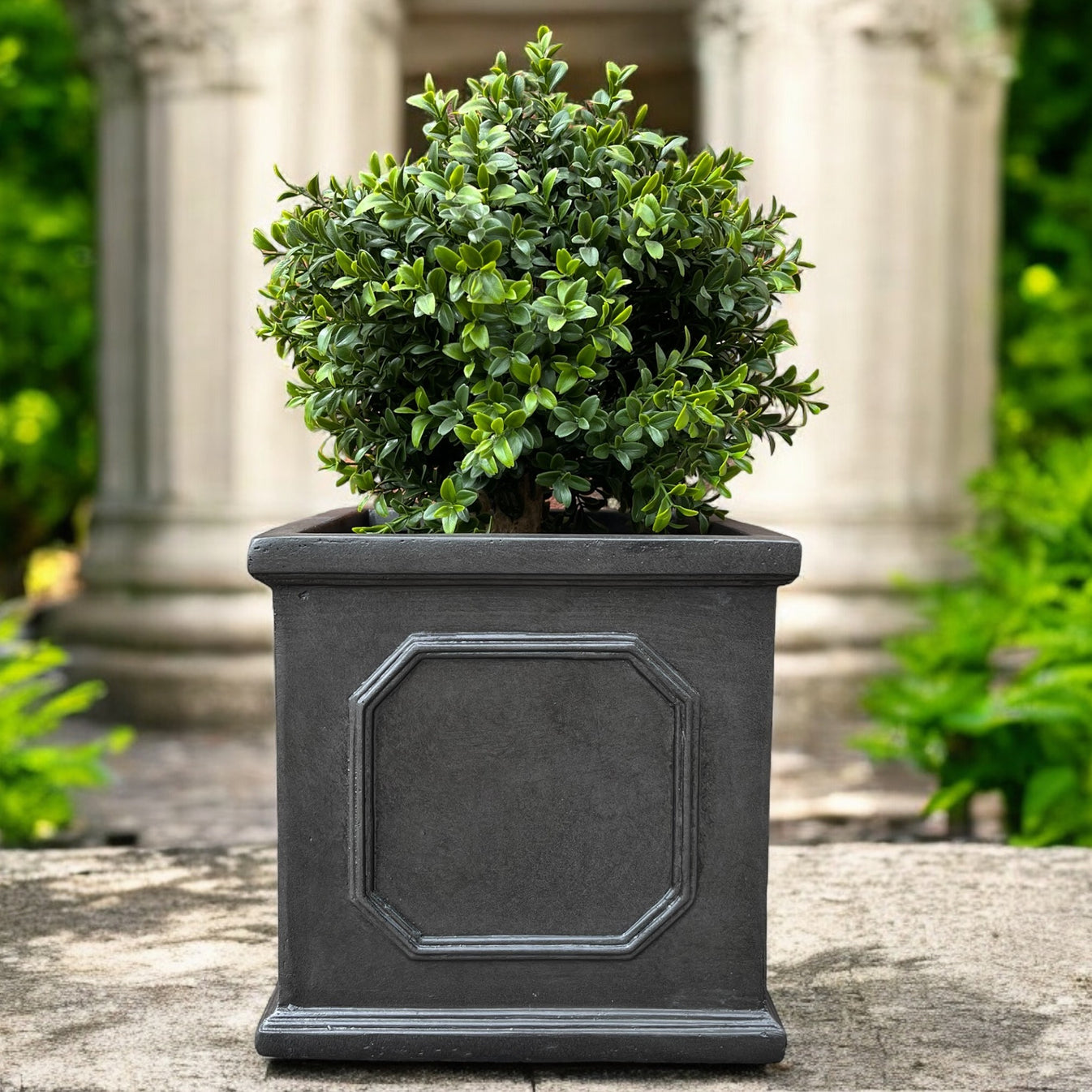 Chelsea Box Planter - Stonelite / Fibreclay – Rago UK Planters